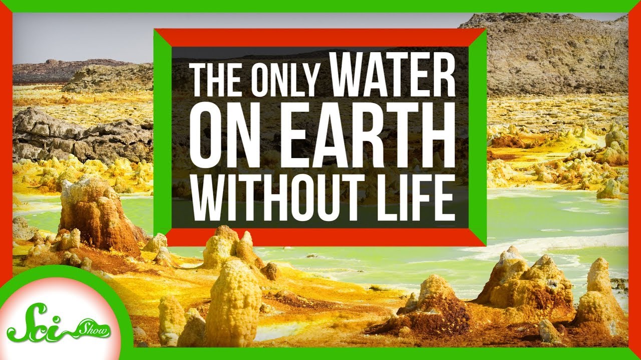 The only water on Earth without life