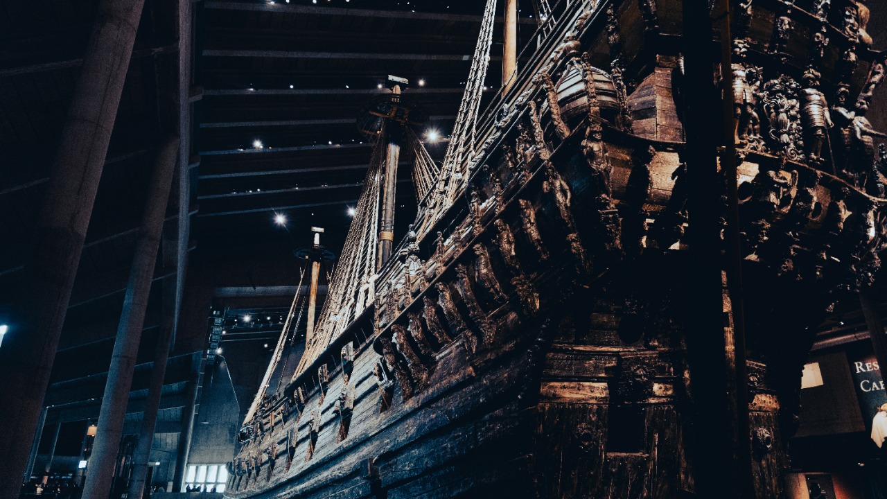 The wooden warship that once held the speed crown