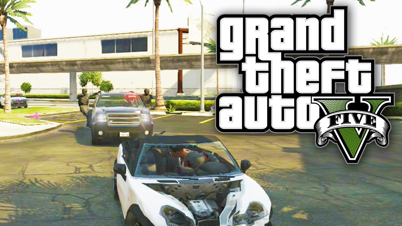 GTA 5 thug life #22 - The great airport escape! (GTA V online)