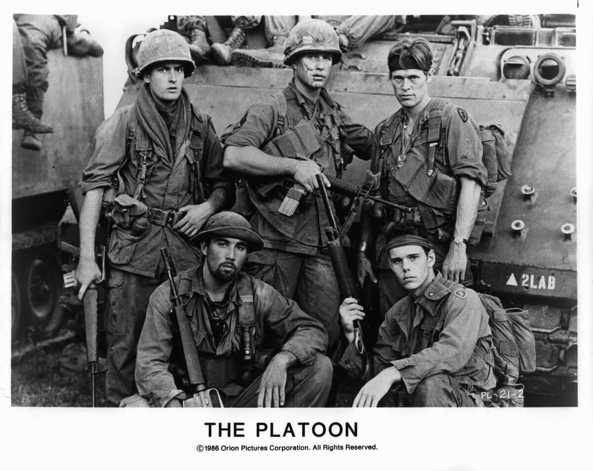 Rare photos and facts from the set of 'Platoon'