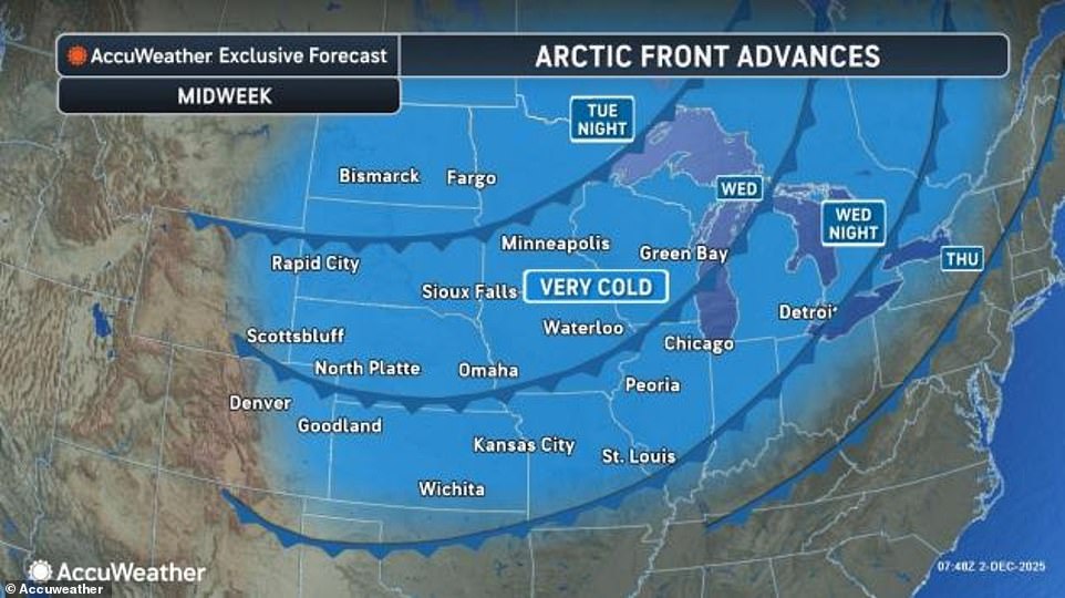 'Arctic outbreak' to hit US with sub-zero temperatures for weeks