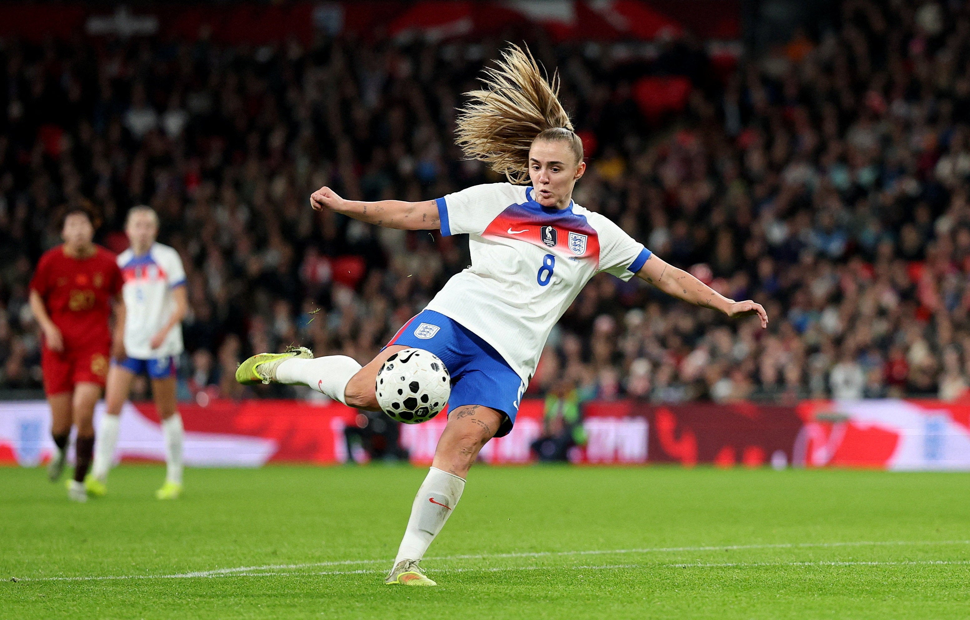 Russo converts penalty in stoppage time as Lionesses earn victory