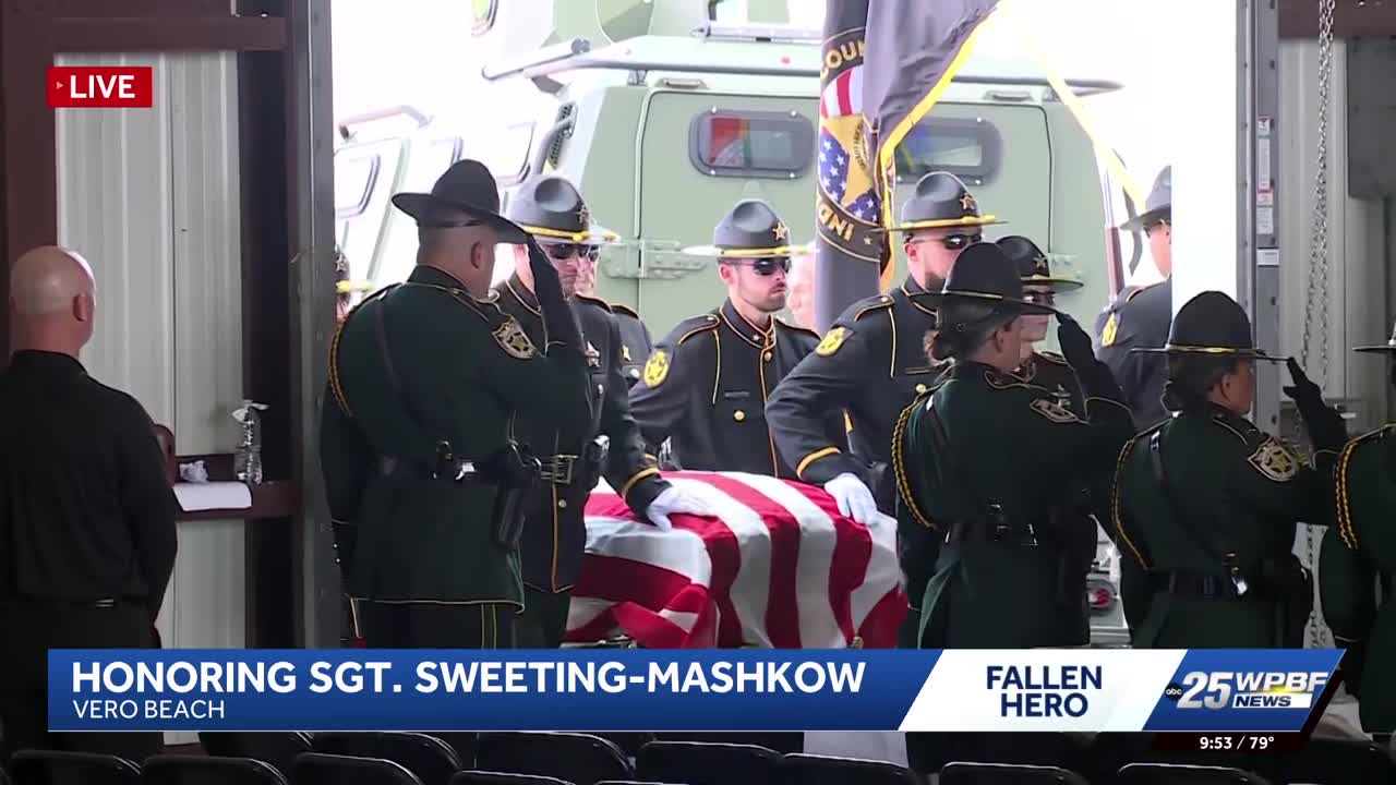 Procession for fallen Indian River County Sgt. Terri Sweeting-Mashkow ...