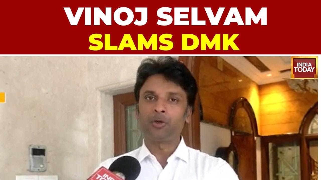 BJP's Vinoj P. Selvam Slams DMK Over Chennai Rains and Sengottaiyan Row