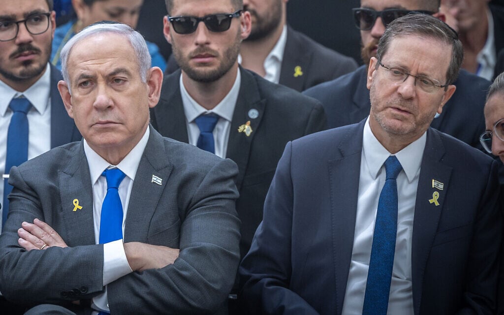 Netanyahu said to have barred Herzog from appearing at Trump’s Board of ...