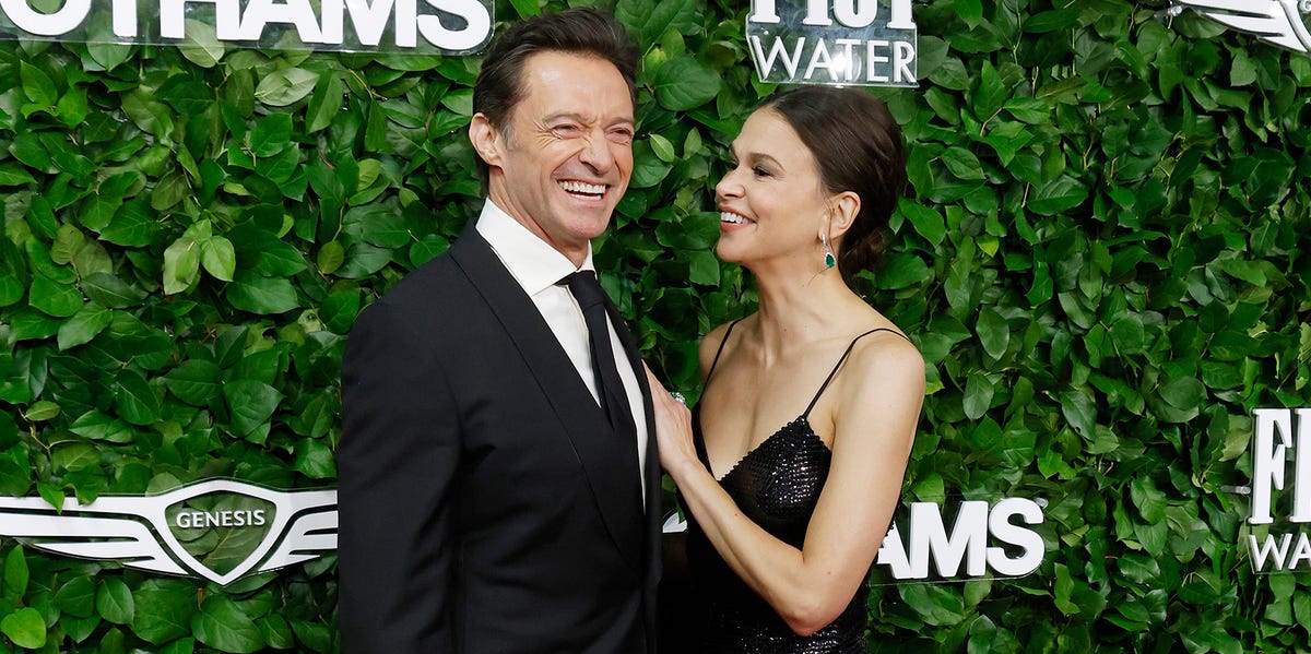 Hugh Jackman and Sutton Foster Look Head-Over-Heels in Love at the ...