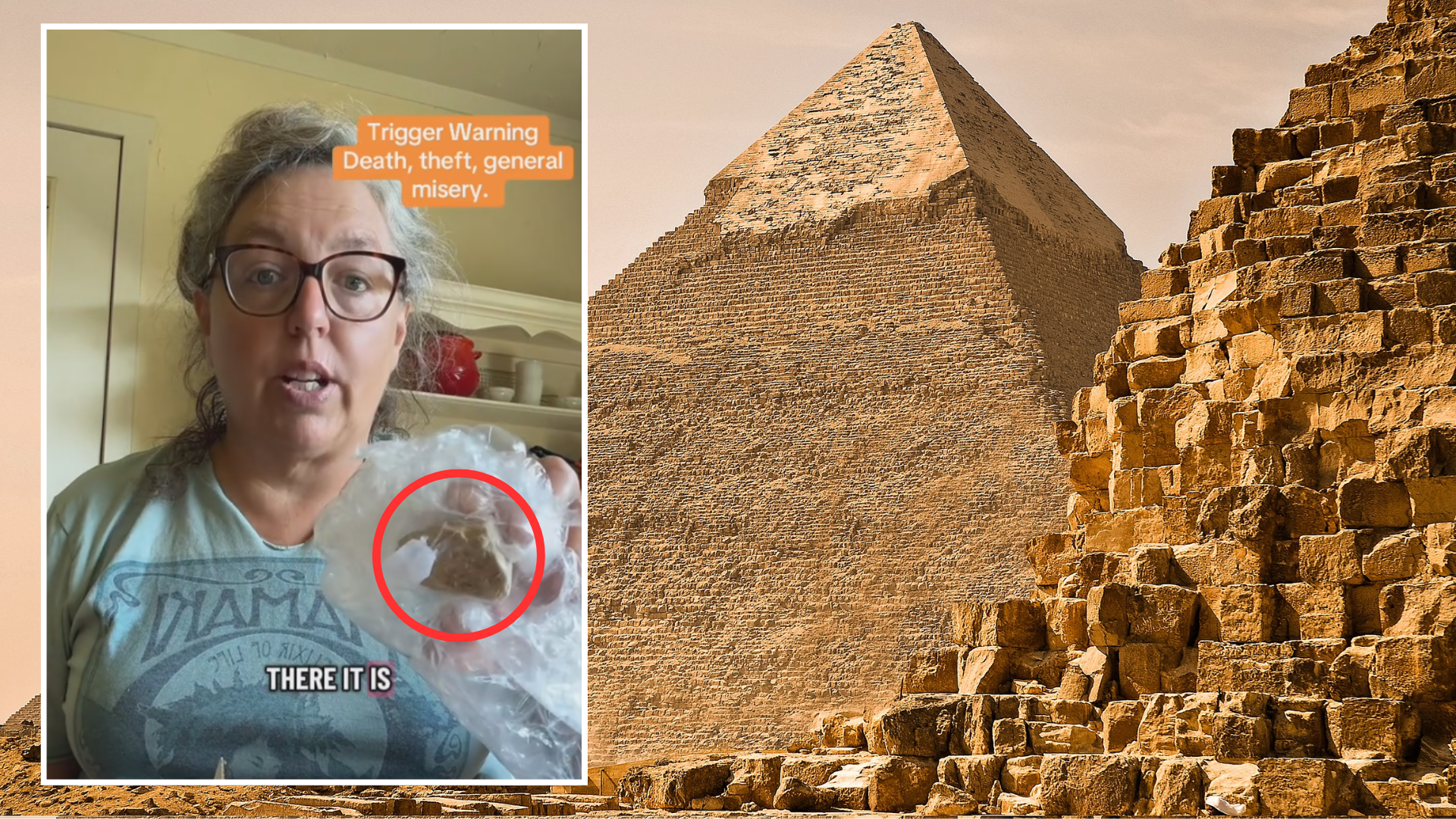 Her Son Died After 'Illegally' Pocketing a Piece of the Great Pyramid ...