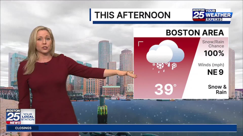 Boston 25 Tuesday midday weather