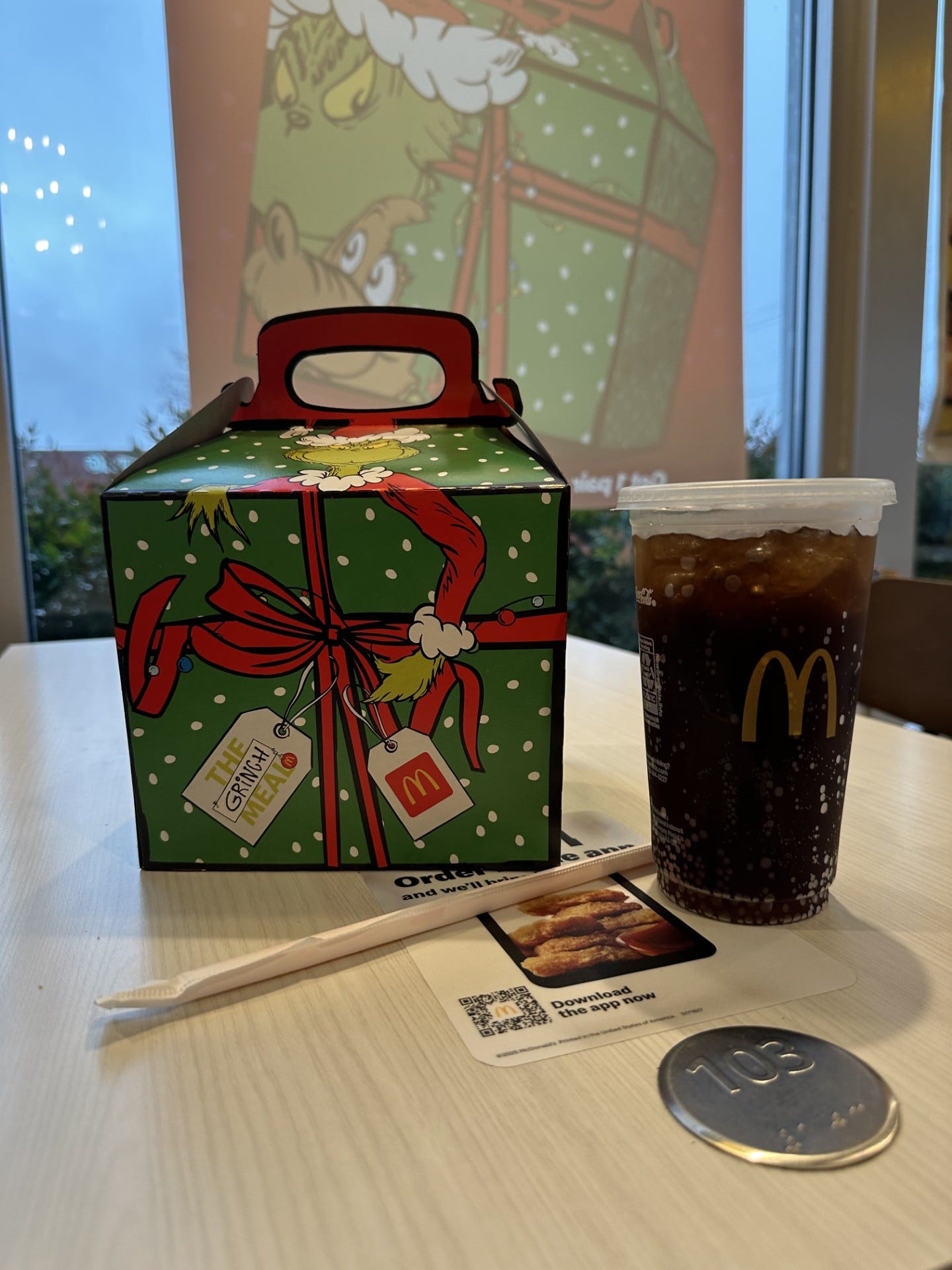 The Grinch Meal arrives at McDonald's. How Grinch Salt fries taste