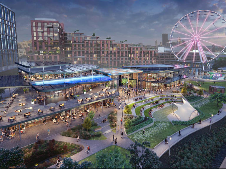 Giant Ferris Wheel Part Of $745M Project Now Underway In Pittsburgh