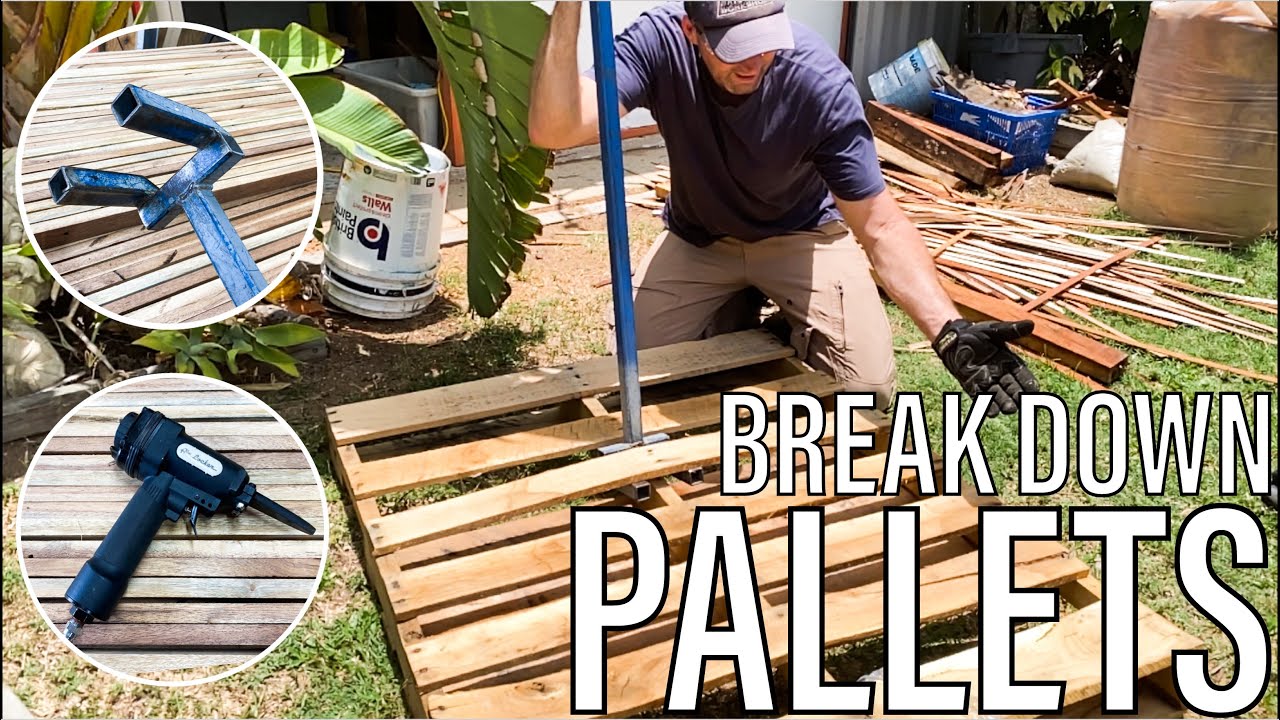 How to pull pallets apart. My tips and tricks