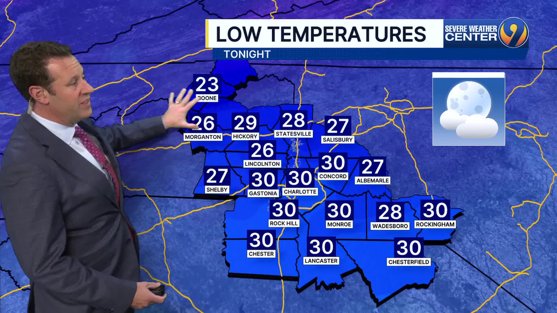 FORECAST: Clear skies today, cold mornings ahead before Friday storm