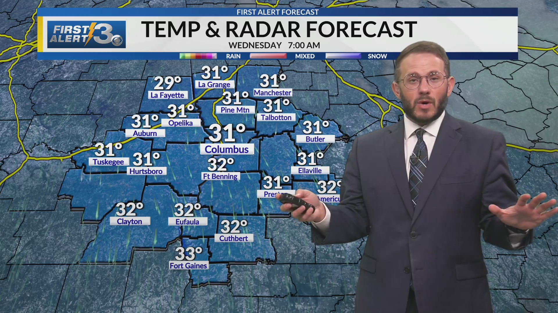 Tuesday Midday Weather Update