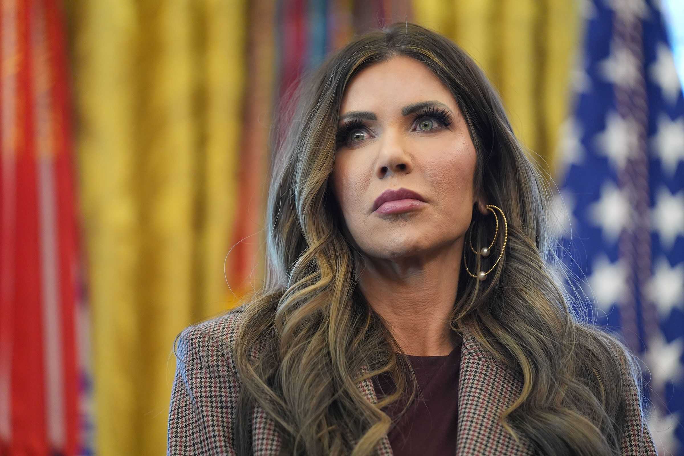 Is Kristi Noem's job in jeopardy? President Trump says no, lawmakers ...