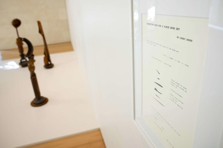 This North Texas native’s scrap metal sculptures are at the Nasher