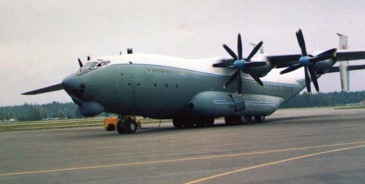 Another big loss for Putin as Russian AN-22 military plane crashes