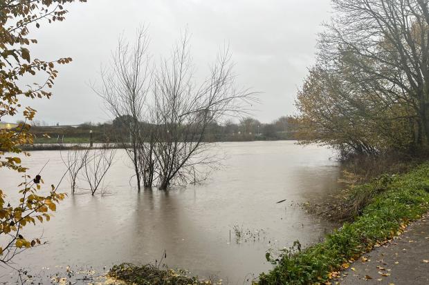 Flood warnings issued as heavy rain lashes county
