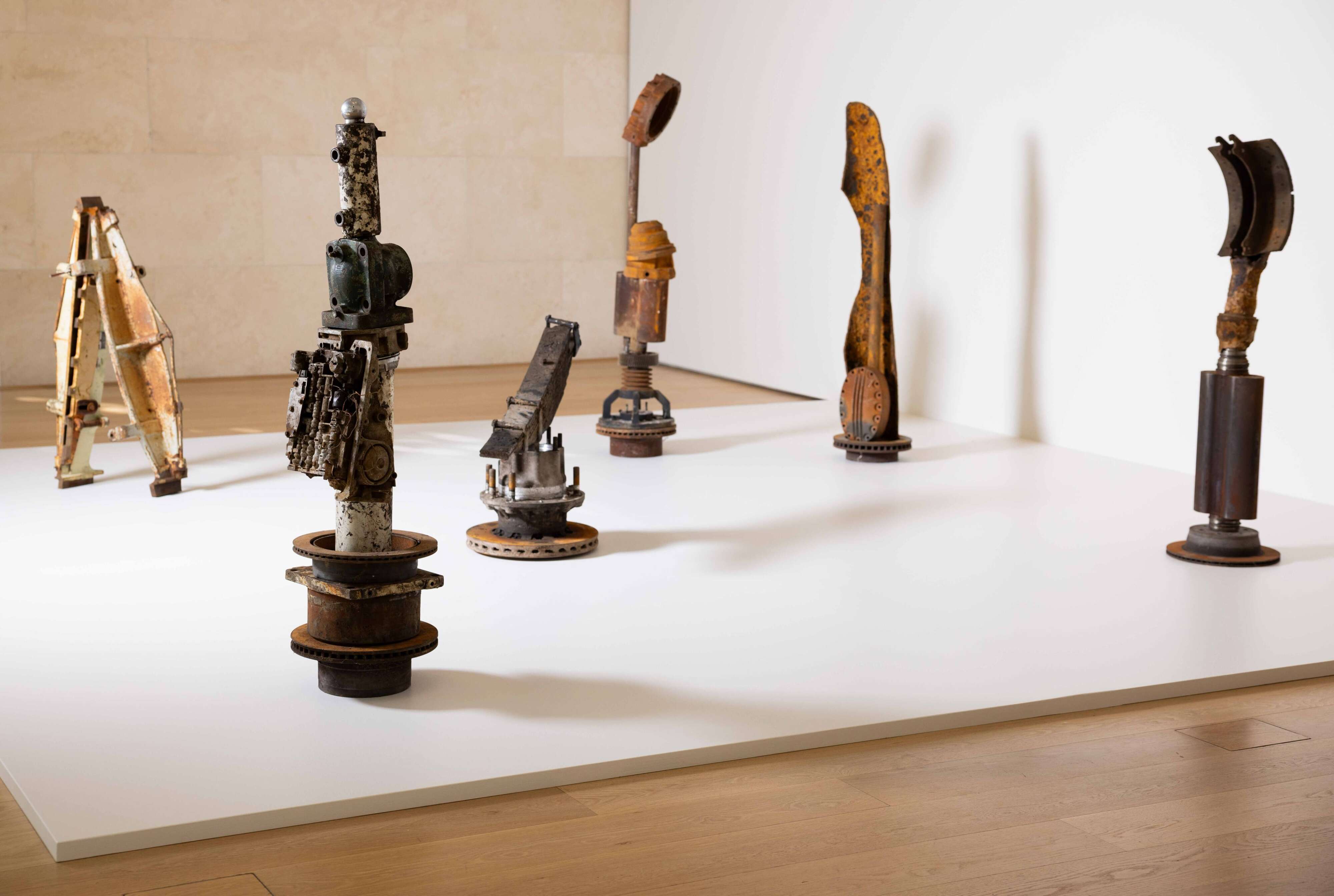 This North Texas native’s scrap metal sculptures are at the Nasher