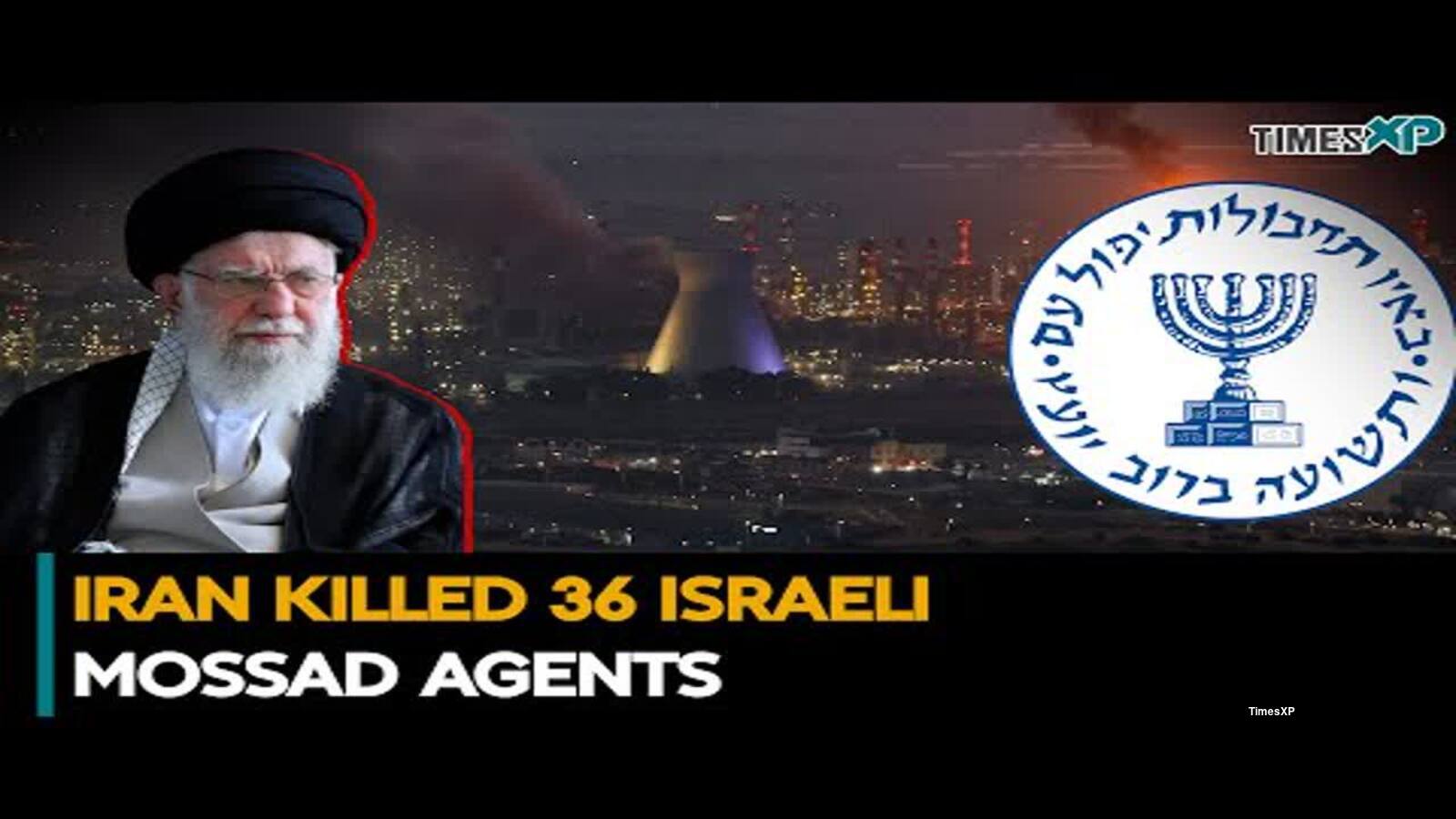 Iran killed 36 Israeli Mossad agents, US on alert! Iran-Israel war