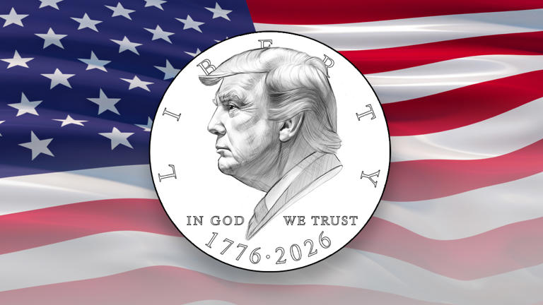 Democratic senators move to block Trump $1 coins from Treasury ...