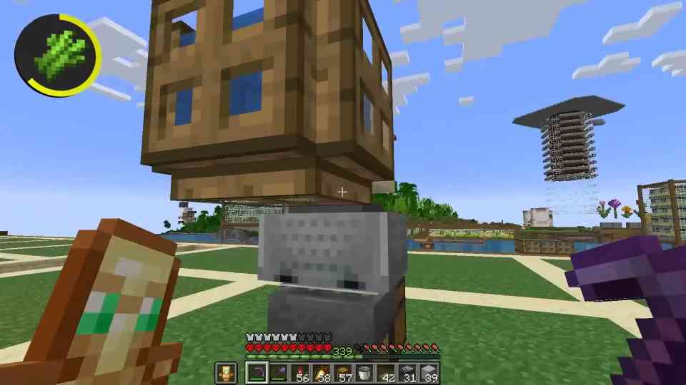 Building the most compact farms in Minecraft hardcore