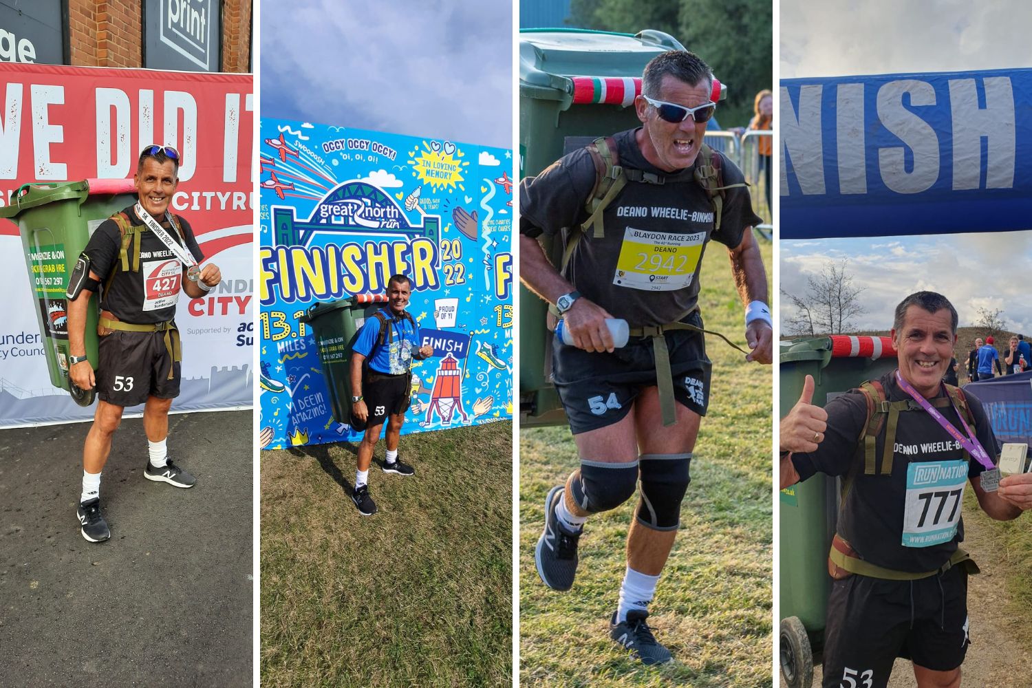 I had a tear in my eye - running binman Deano completes all region's ...