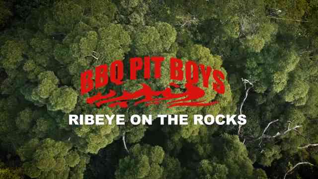 Rib eye on the rocks recipe - BBQ Pit Boys style