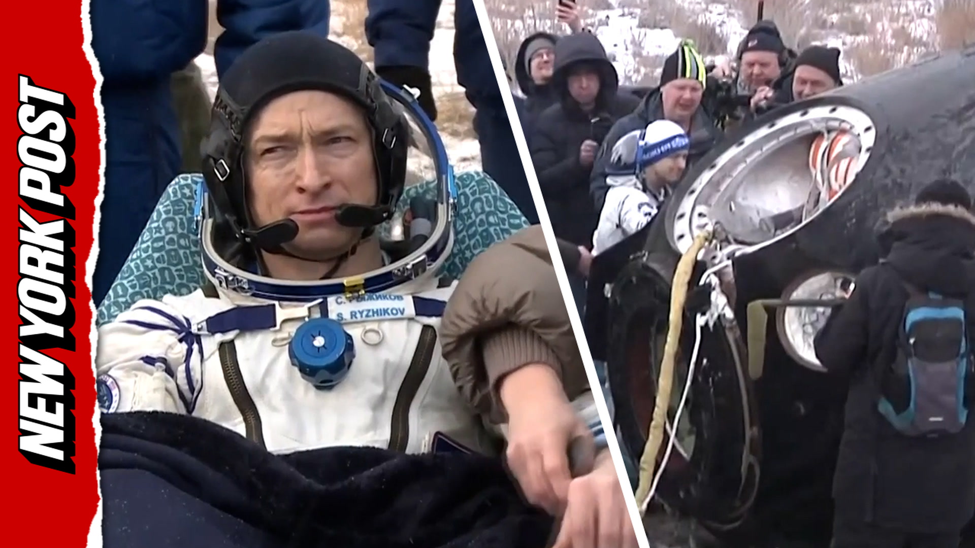 Watch astronauts set foot on Earth for the first time in 245 days