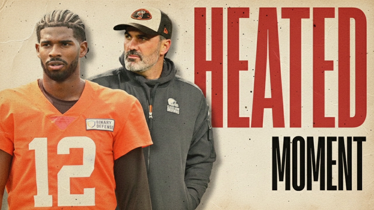Cleveland Browns locker room erupts as Shedeur Sanders, Kevin Stefanski ...
