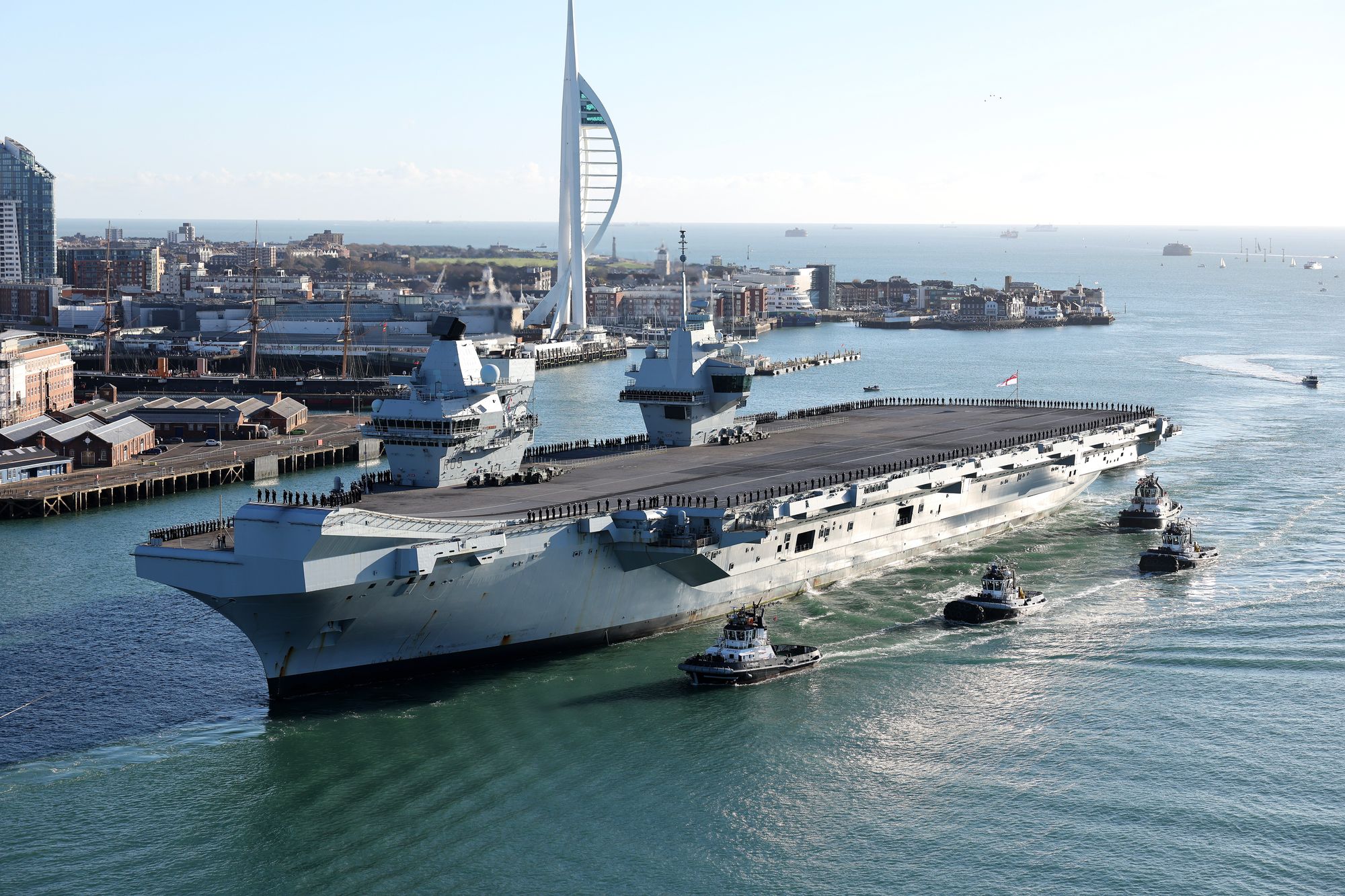 "Britain warfighting ready" as powerful HMS Prince of Wales will lead ...