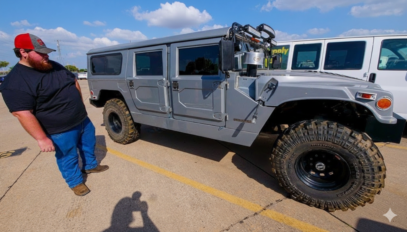 I thought I won a real Hummer… what I got was a joke