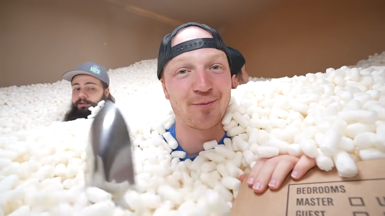 How we escaped 1000 layers of packing peanuts alive