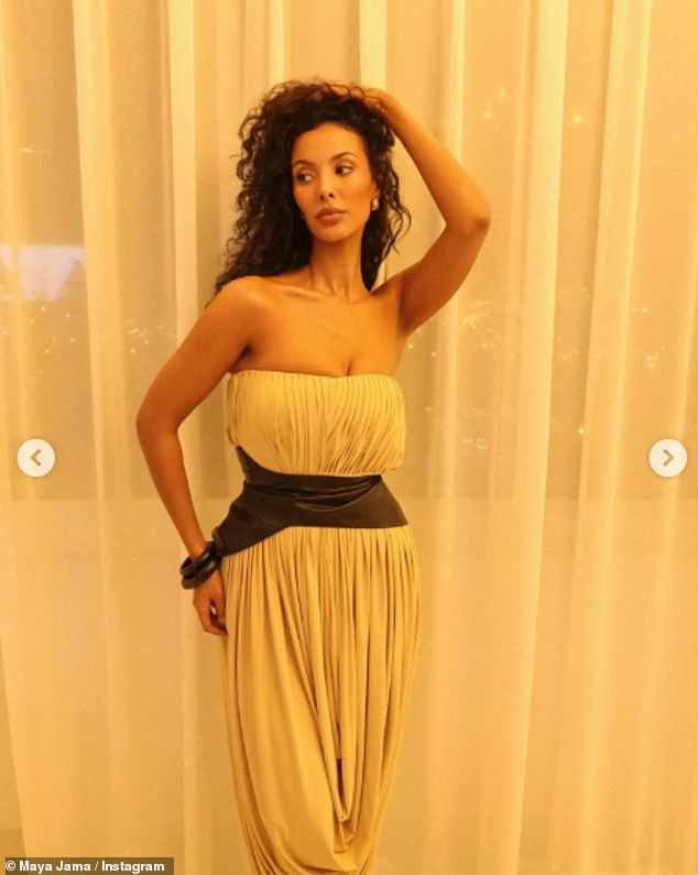 Maya Jama poses in swimwear and elegant gowns during whirlwind Qatar trip