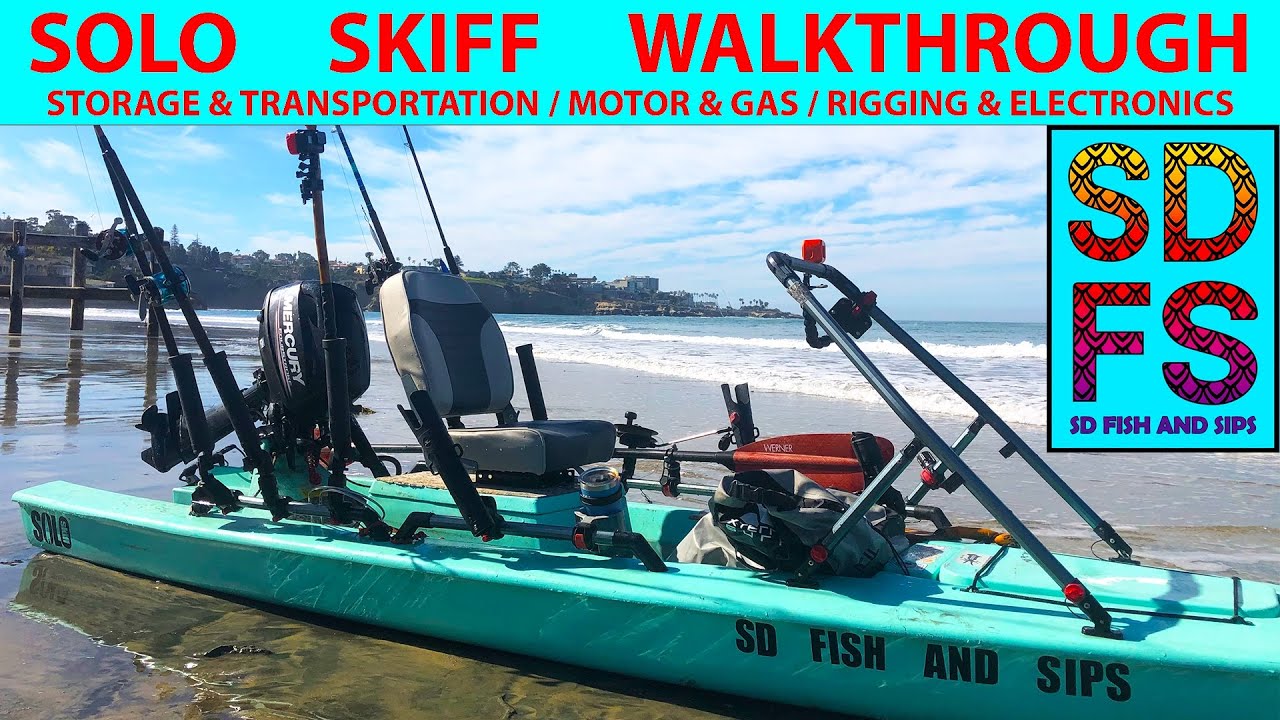 Motorized kayak fishing setup: Solo Skiff rigging walkthrough and tips