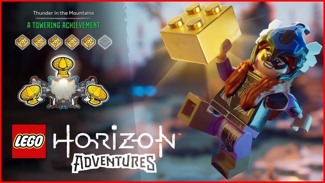 Lego Horizon Adventures chapter 2 thunder in the mountains a towering ...