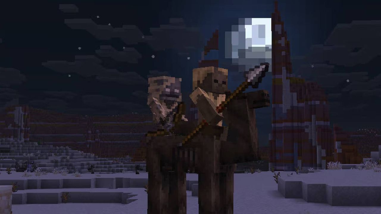 How to craft and use a spear in Minecraft