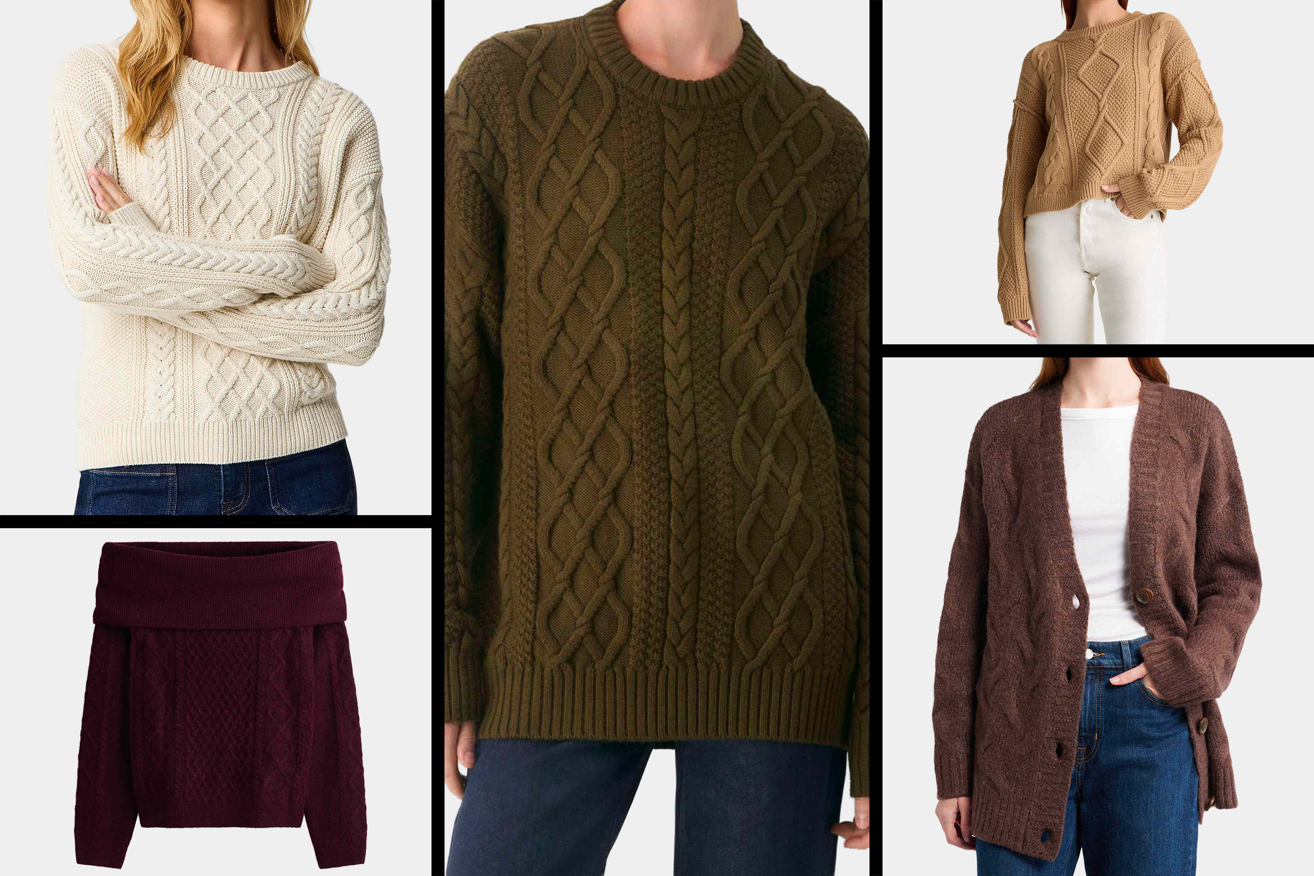 11 cozy cable-knit sweaters to instantly upgrade your winter wardrobe ...