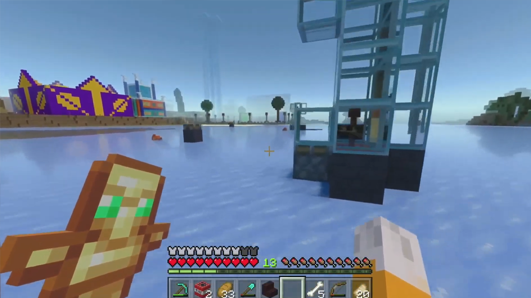 A farewell story in Minecraft