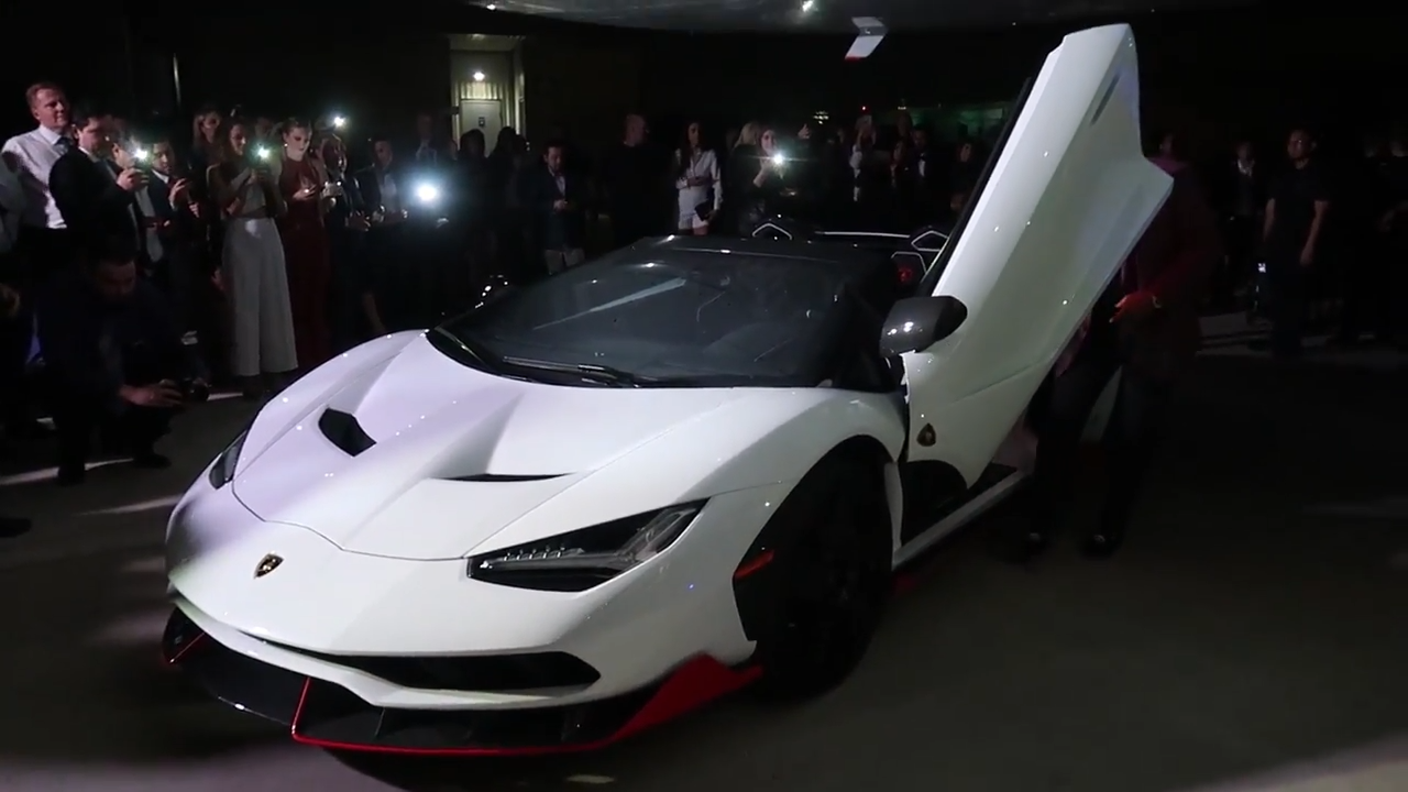 This is the $2.5m Lamborghini Centenario up close