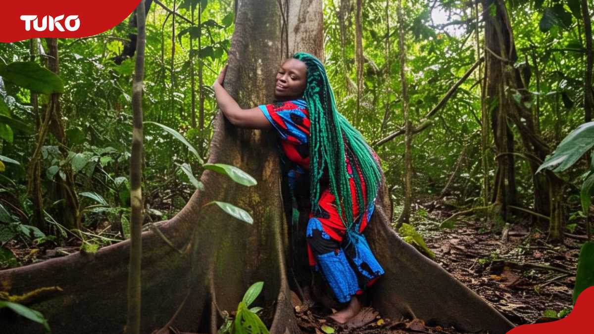 Nyeri woman attempts 72-hour tree-hugging marathon to break own ...