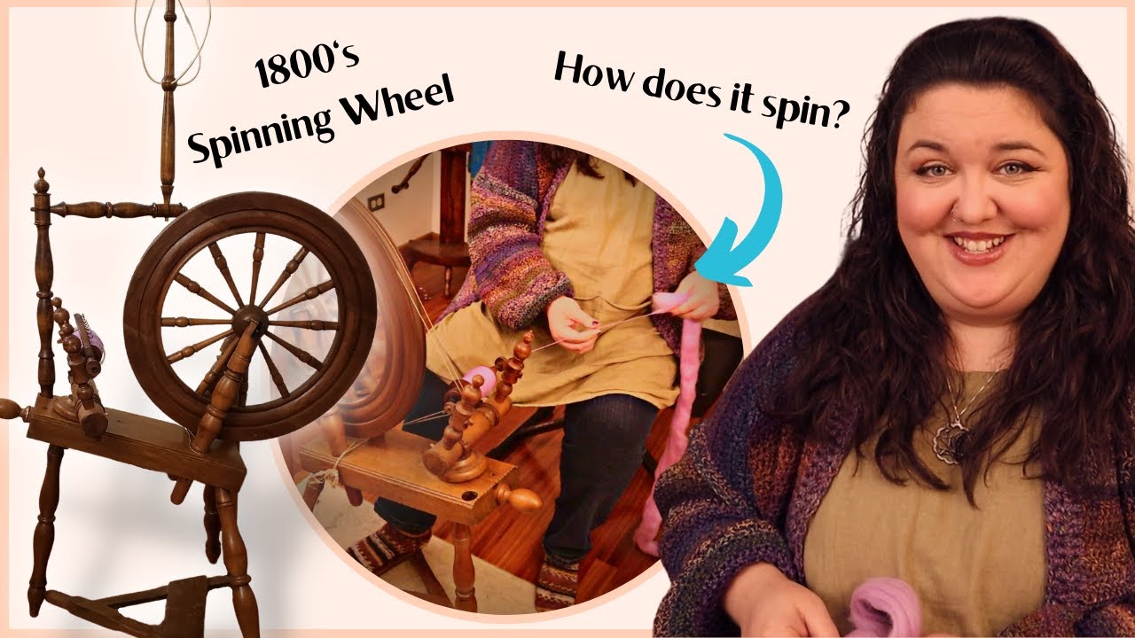 Bring an antique spinning wheel back to life using spirit wood