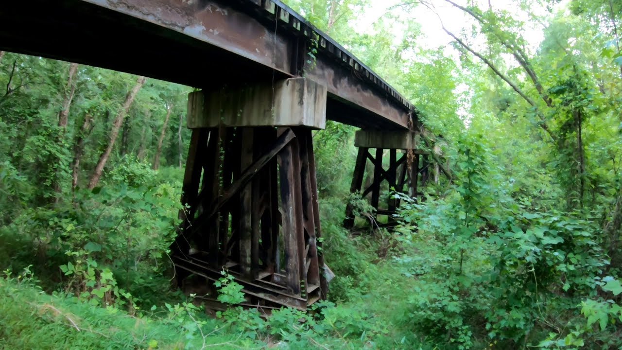 Deadly railroad bridge found on a long-abandoned track