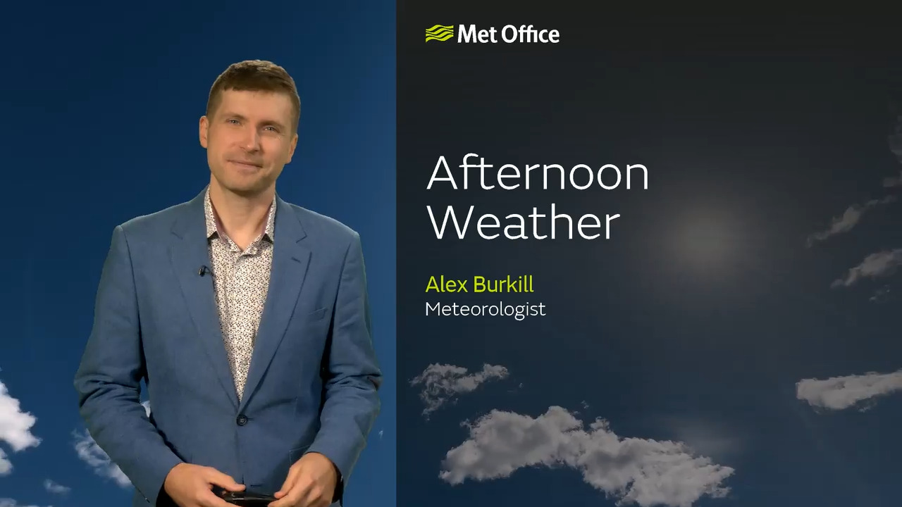Met Office Monday afternoon weather forecast 22/09/2025