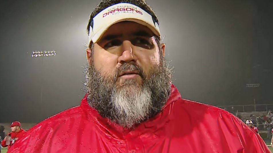 New Palestine football coach Kyle Ralph receives special honor