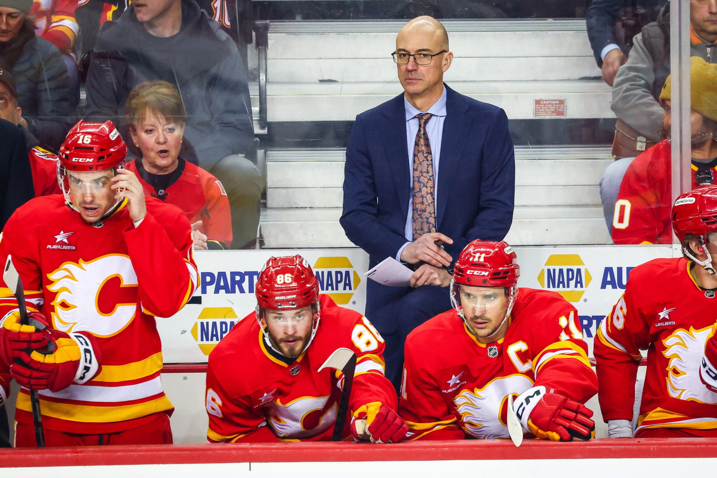 The Flames will not bottom out unless they trade veteran players