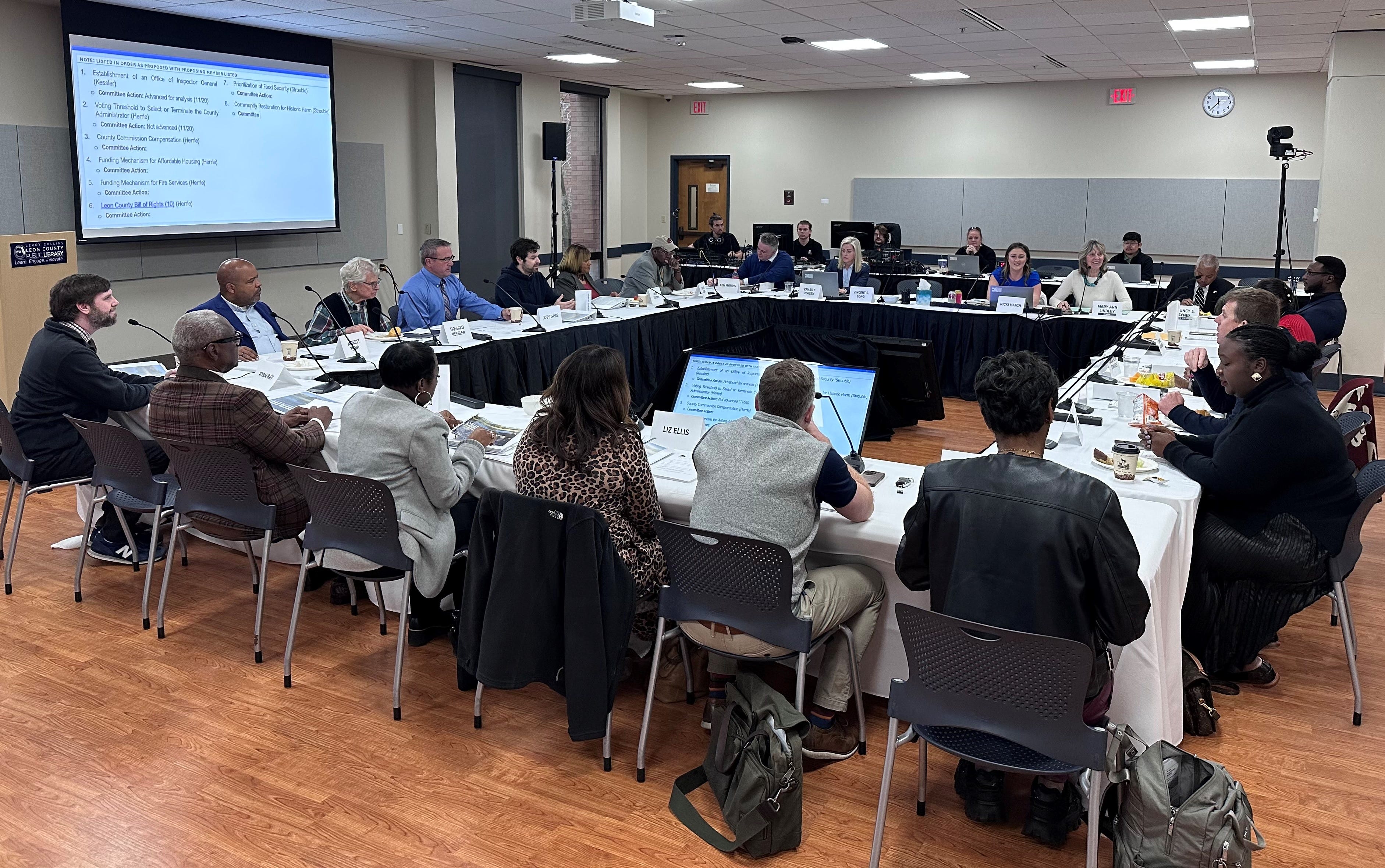 Leon County charter review committee advances consolidation for analysis