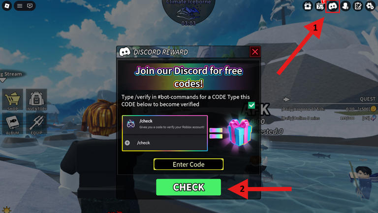 Spear fishing codes (December 2025)