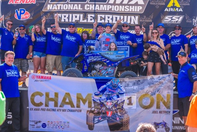 Yamaha's BLU CRU ATV, UTV racers sweep 2025 off-road racing series
