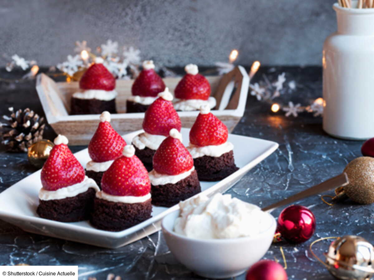 Les mini-cheesecakes « bonnet de père Noël », le dessert de Noël viral ...