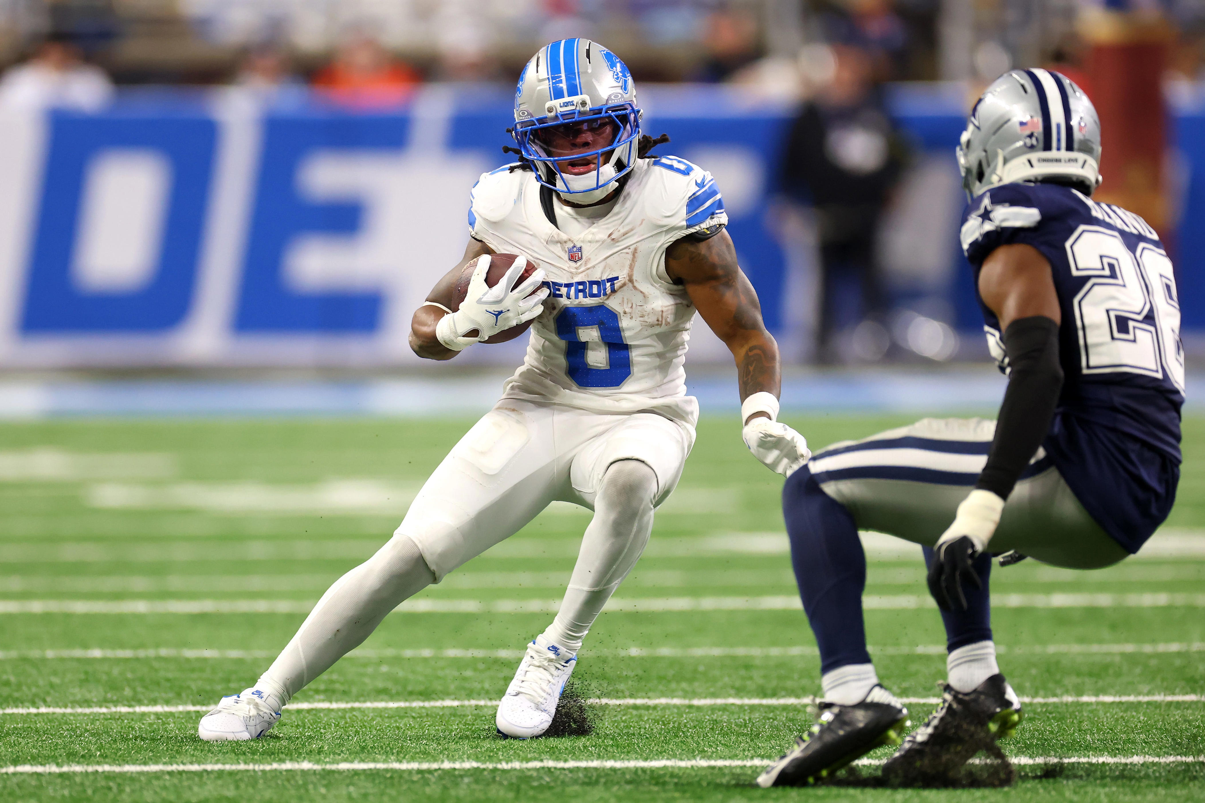 Jahmyr Gibbs, the pass-catcher, could reach a place that the league's ...